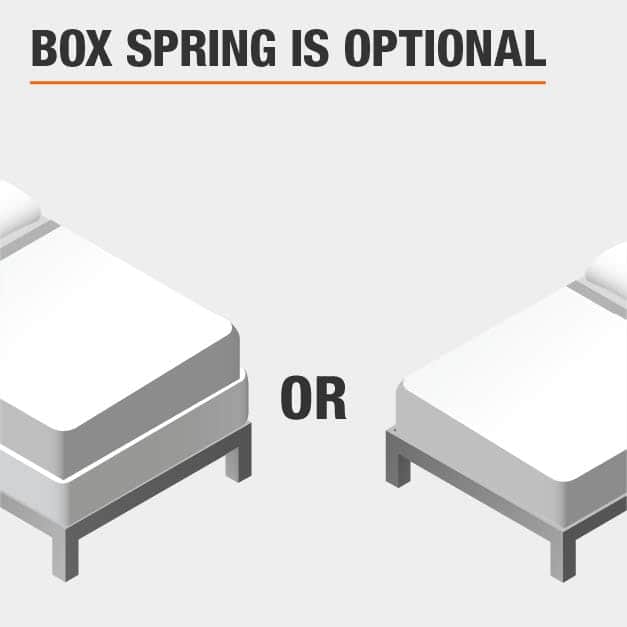 StyleWell Fergus Patina Wood Finish King Bed with Chevron Slats (77.17 ...