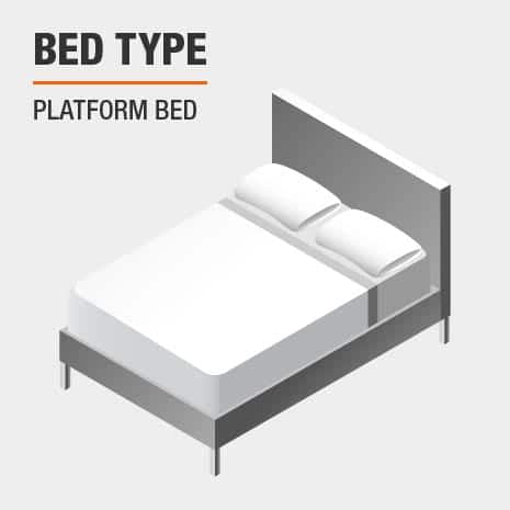 StyleWell Fergus Patina Wood Finish King Bed with Chevron Slats (77.17 ...