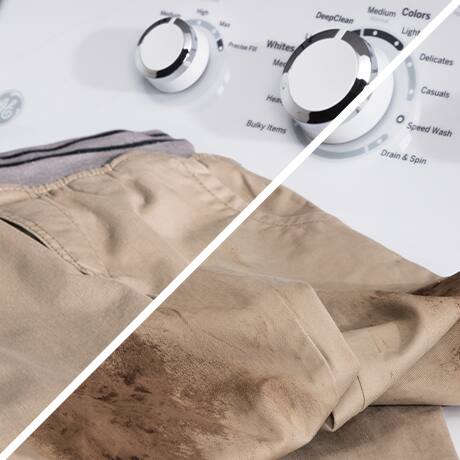 GE 4.6 cu. ft. High-Efficiency White Top Load Washer with Infusor ...