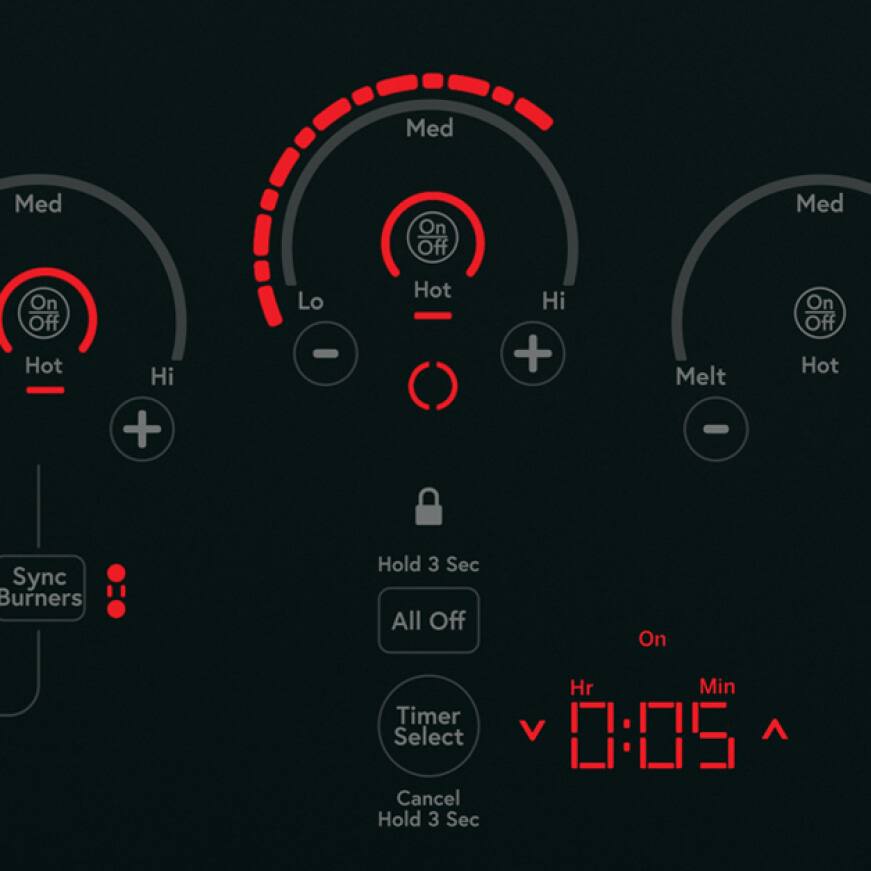 Cafe 30 in. Radiant Electric Cooktop in Stainless Steel with 5 Elements ...