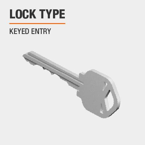 Defiant Tonbridge Aged Bronze Keyed Entry Door Handle with Square Rose ...