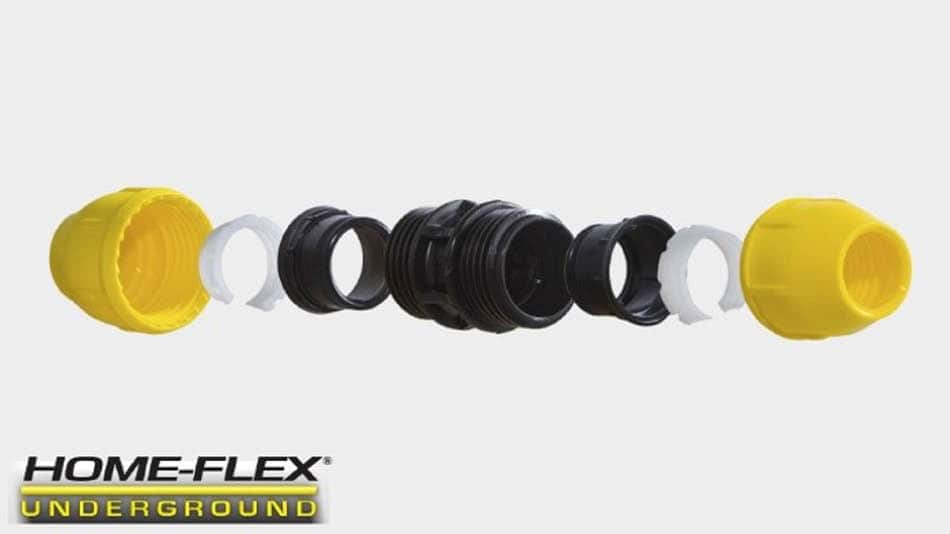 HOME-FLEX Underground 1in IPS New Install Kit (1)1in x 100 ft. Pipe (2 ...
