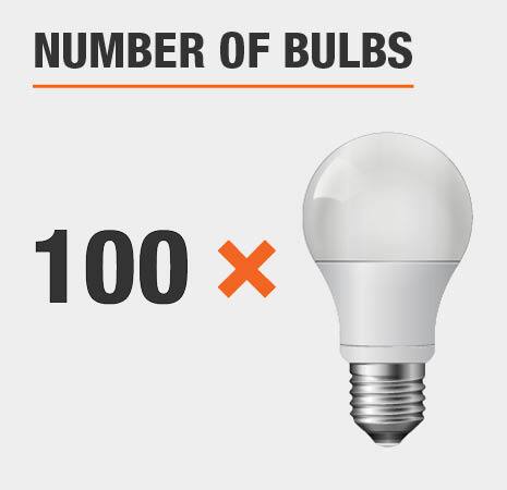 Hampton Bay 32 ft. Low Voltage 100 Bulb Copper Wire LED Starry Indoor ...