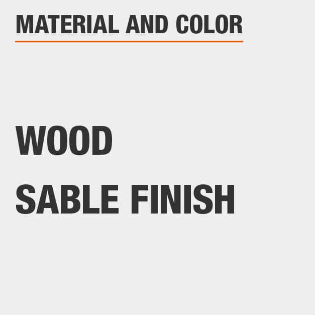 StyleWell Cedar Springs Rectangular Sable Brown Finish Wood 2 Drawer ...