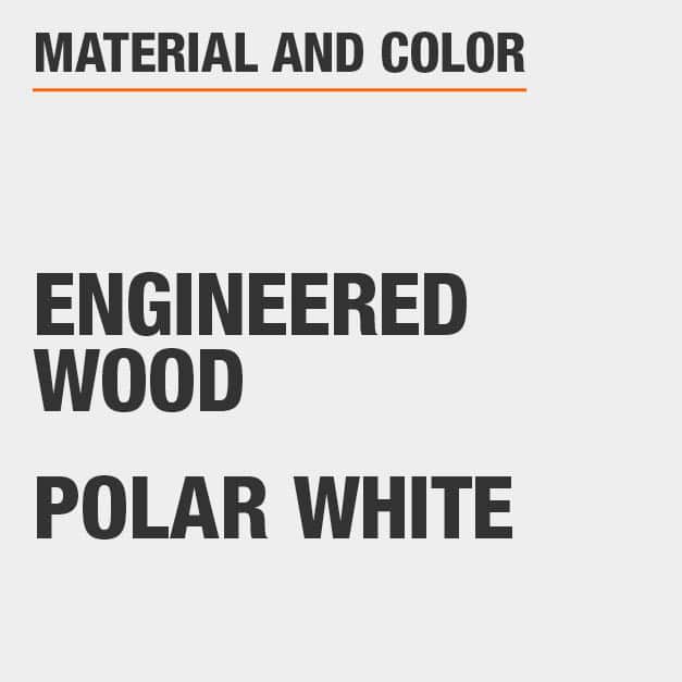 Home Decorators Collection Royce 72 in. Polar Off-White Modular 3-Shelf ...