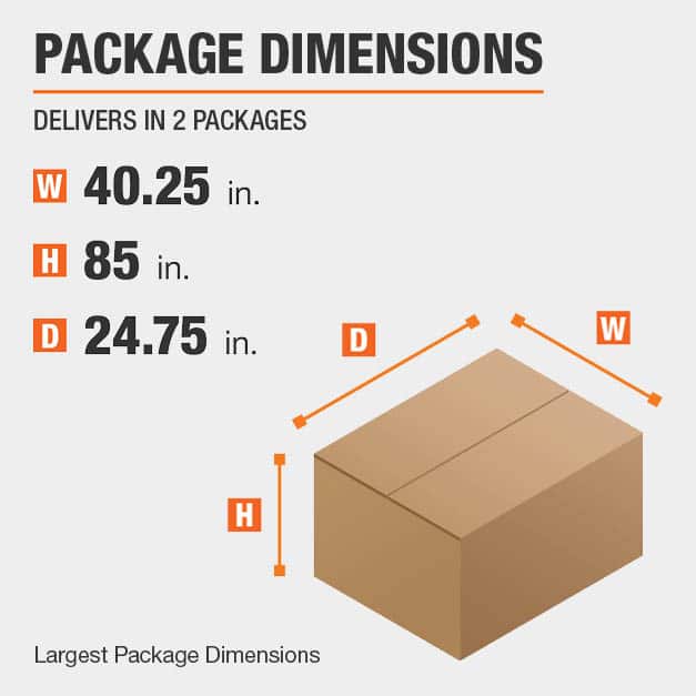 Home Decorators Collection Royce 72 in. Polar Off-White Modular 3-Shelf ...