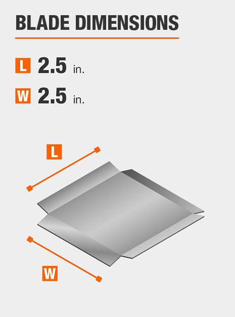 Anvil 2.5 in. 4-Edge Metal Wood and Paint Scraper F4-ANV - The Home Depot