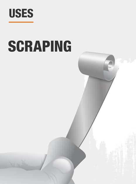 Anvil 1.5 in. Stiff Steel Paint Scraper X15S-ANV - The Home Depot