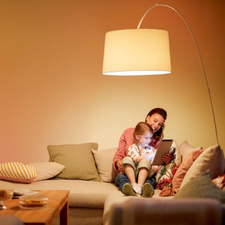 Philips Soft White A19 LED 40-Watt Equivalent Dimmable Smart Wi-Fi Wiz ...