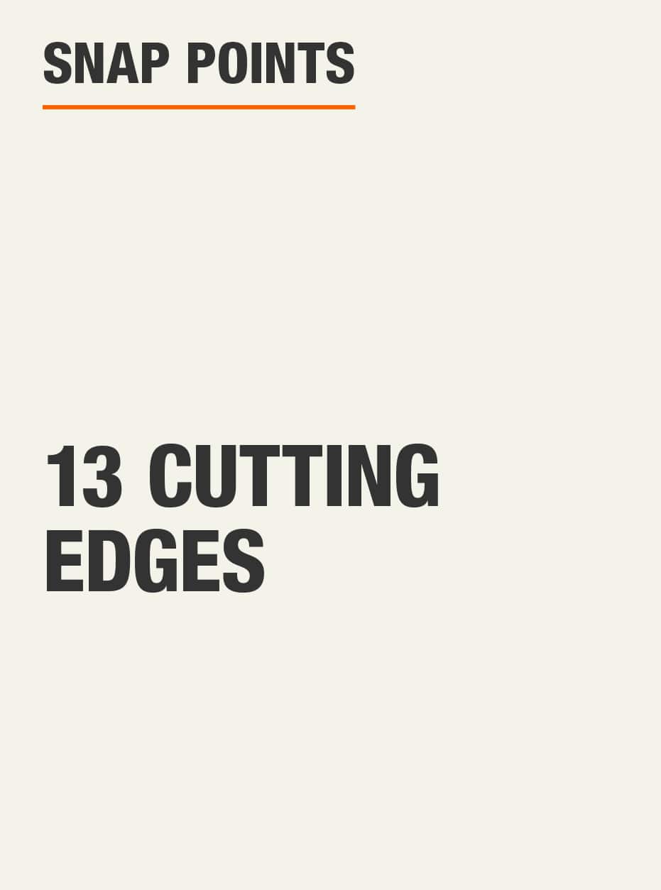 Husky 9 mm Pro 13-Point Snap Blade Knife with 3 Black Blades RK13B-HUS ...