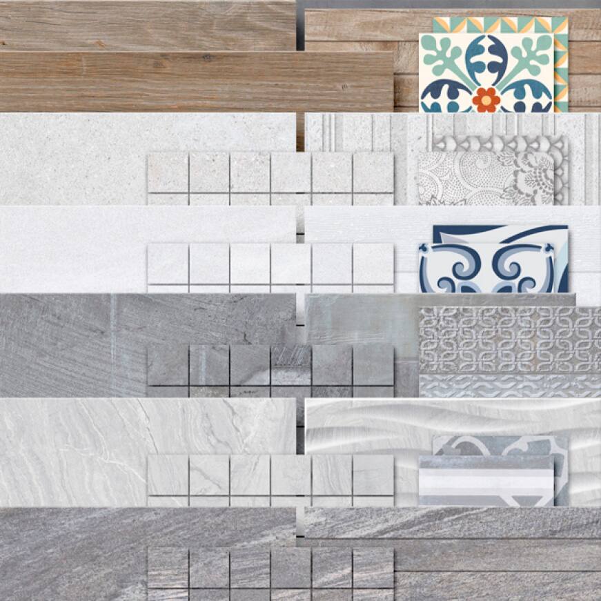 GAYAFORES Village Grey 8 in. x 26 in. Glazed Porcelain Antislip Floor ...