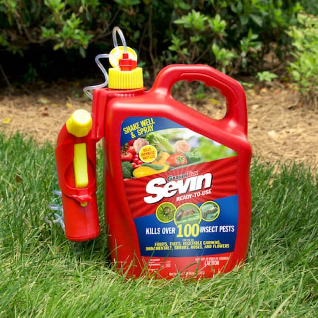 Sevin 1.33 gal. Ready-to-Use Insect Killer with Battery Powered Sprayer ...