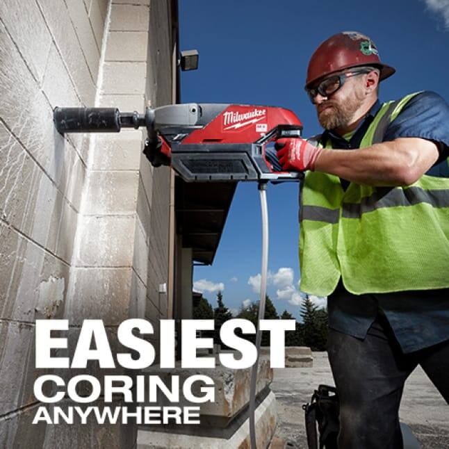 Milwaukee MX FUEL Lithium-Ion Cordless Handheld Core Drill Kit with ...