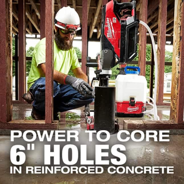 Milwaukee MX FUEL Lithium-Ion Cordless Handheld Core Drill Kit with ...