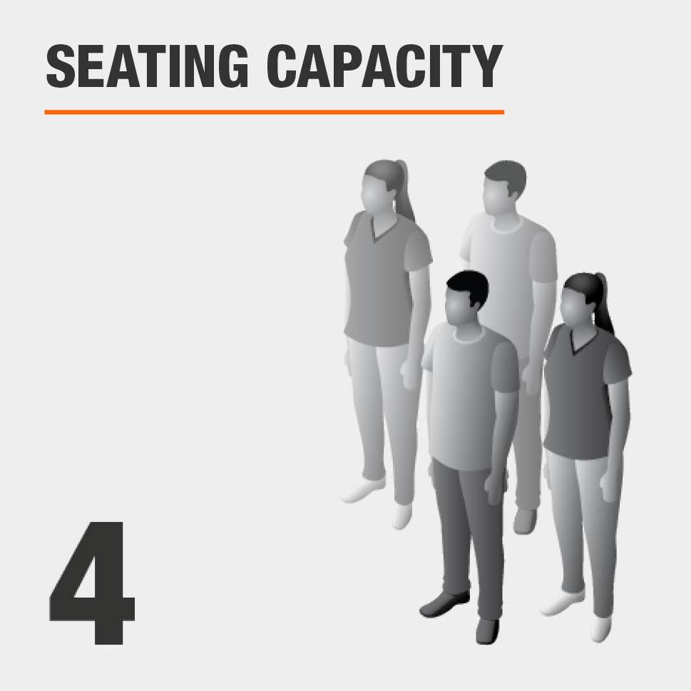 Hampton Bay Pinnacle Park 4-Piece Metal Patio Conversation Set with ...