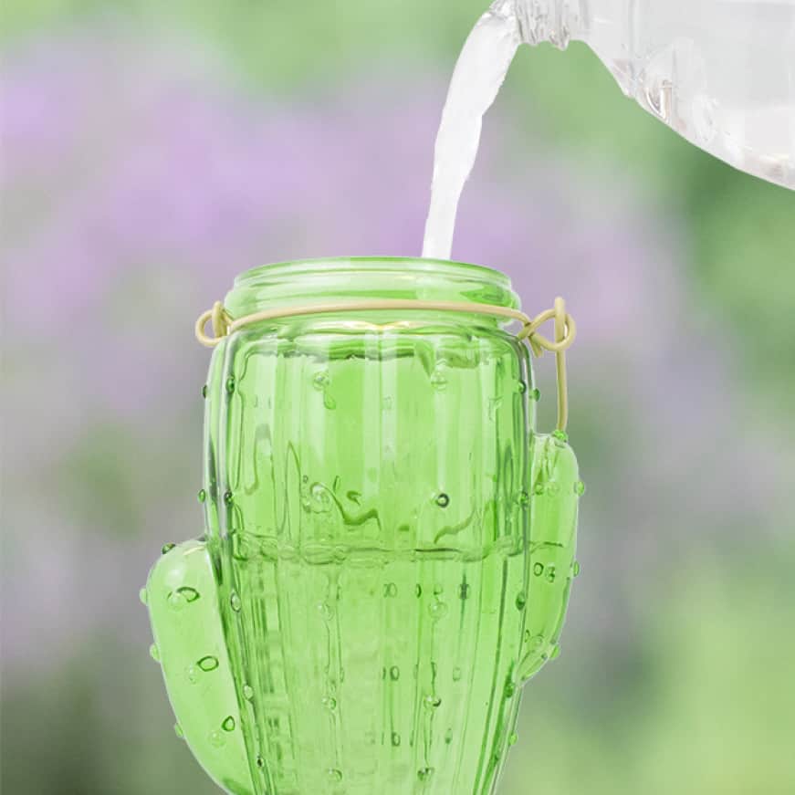 Perky-Pet Pineapple Top-Fill Decorative Glass Hummingbird Feeder - 28 ...