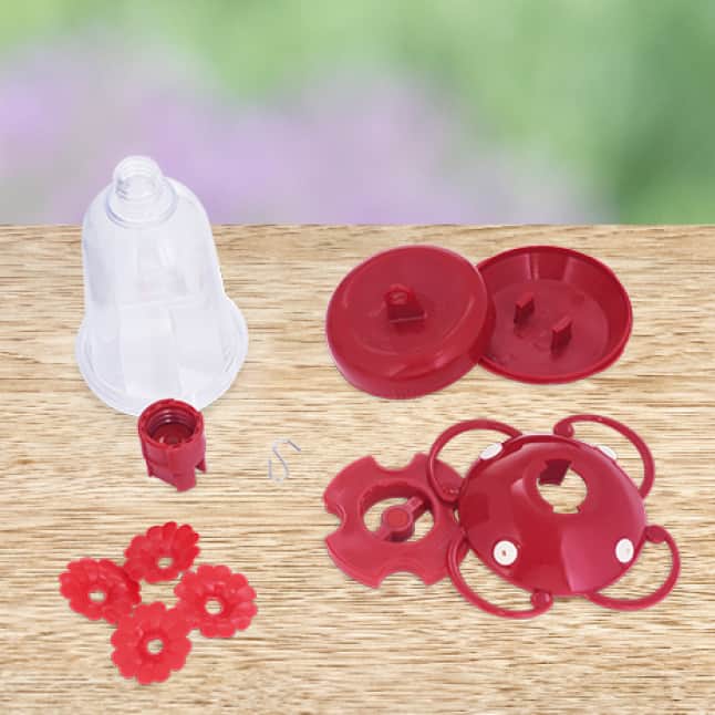 Perky-Pet Top-Fill Pinch-Waist Glass Hummingbird Feeder - 12 oz ...