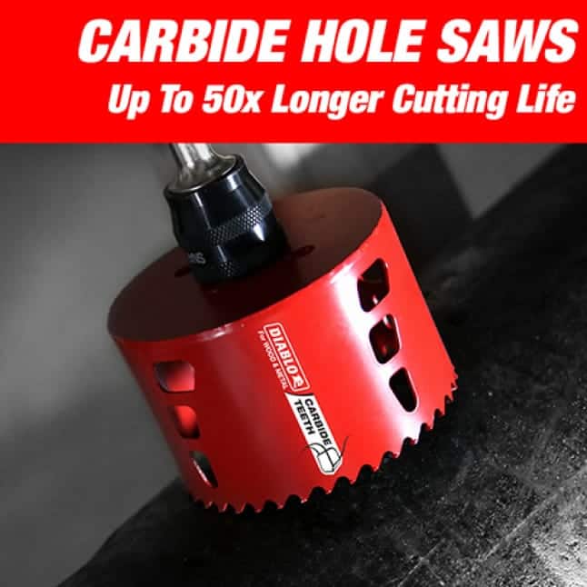 DIABLO 10-Piece Carbide and Bi-Metal Hole Saw Set DHS010SPC - The Home ...