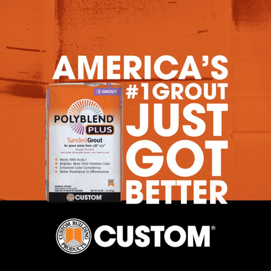 Custom Building Products Polyblend Plus #145 Light Smoke 25 lb. Sanded ...