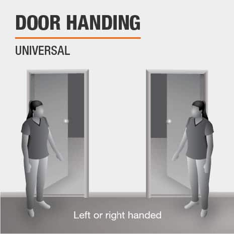 Defiant Highland Bright Chrome Hall and Closet Door Lever with Round ...