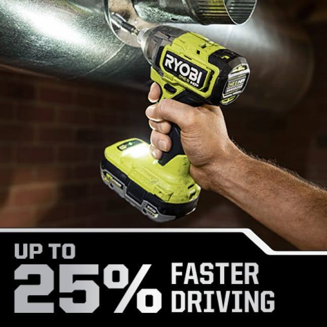 RYOBI ONE+ HP 18V Brushless Cordless 1/4 in. 4-Mode Impact Driver (Tool ...