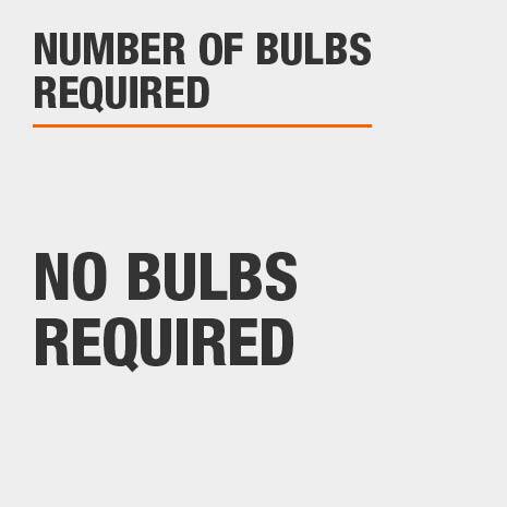 Hampton Bay Woodbury 24.5 in. Matte Black LED Vanity Light Bar IQP1381L ...