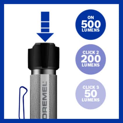 Dremel Cordless 4V USB Rechargeable Lithium-Ion LED Flashlight HSFL-01 ...