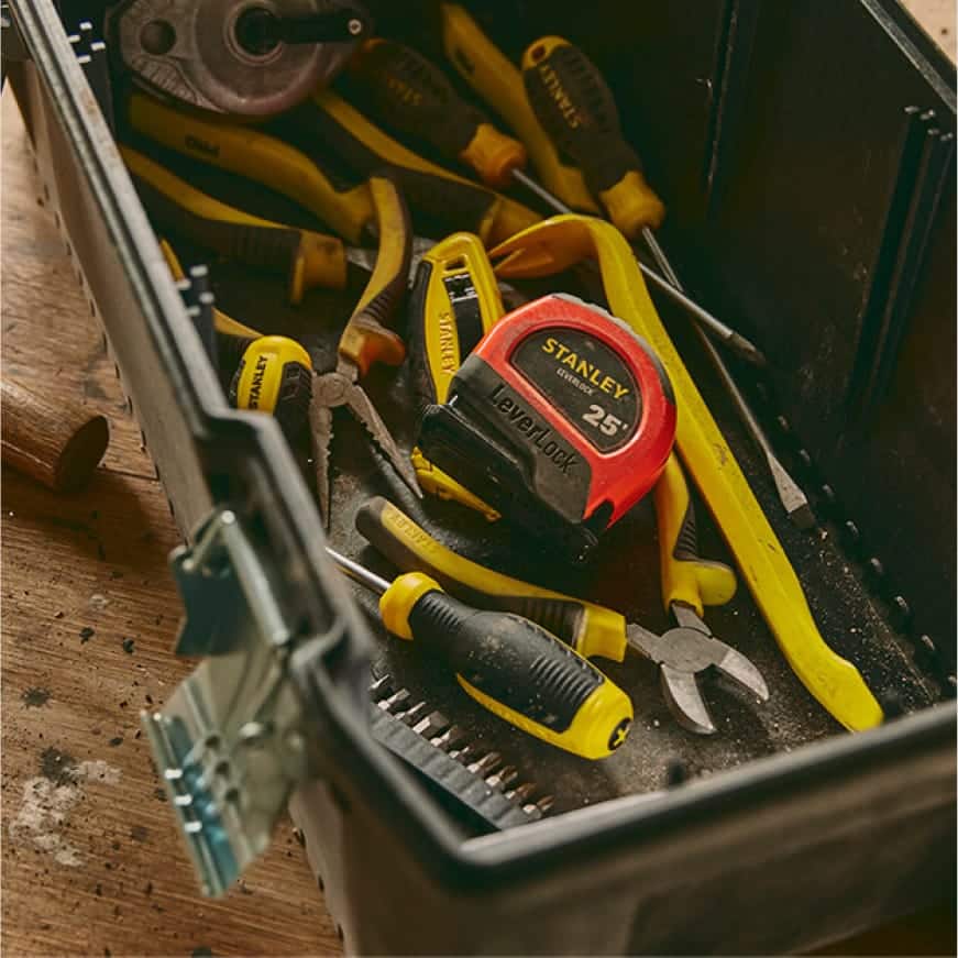 Stanley 30 ft. LeverLock High Visibility Tape Measure STHT30819S - The ...