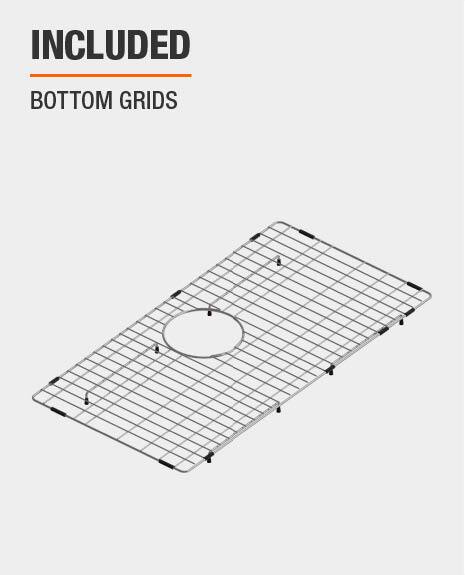 Glacier Bay Professional Zero Radius 30 in. Drop-In Single Bowl 16 ...