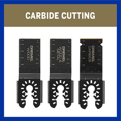 Dremel Universal Carbide/ BiM/ HCS Oscillating Multi-Tool Blade Kit (7 ...