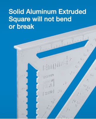 Empire 12 in. Magnum Aluminum Rafter Square 3990 - The Home Depot