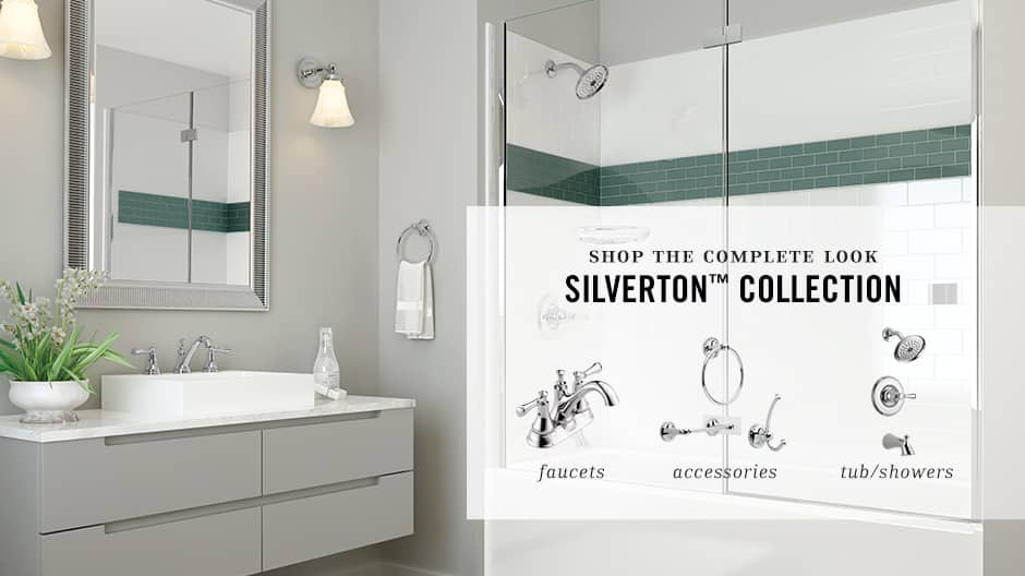 Delta Silverton Single-Handle 1-Spray Tub and Shower Faucet in Venetian ...