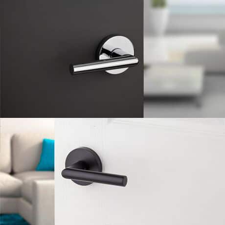 Kwikset Milan Venetian Bronze Privacy Bed/Bath Privacy Door Handle (4 ...