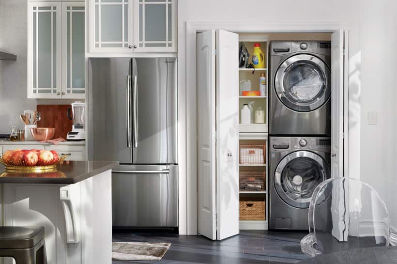 Vintage Glam Laundry Room - Kitchen - The Home Depot