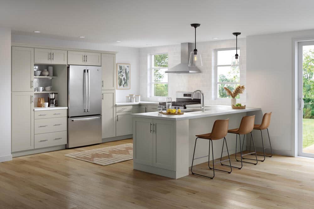 Westfield Specialty Cabinets in Dusk Gray - Kitchen - The Home Depot