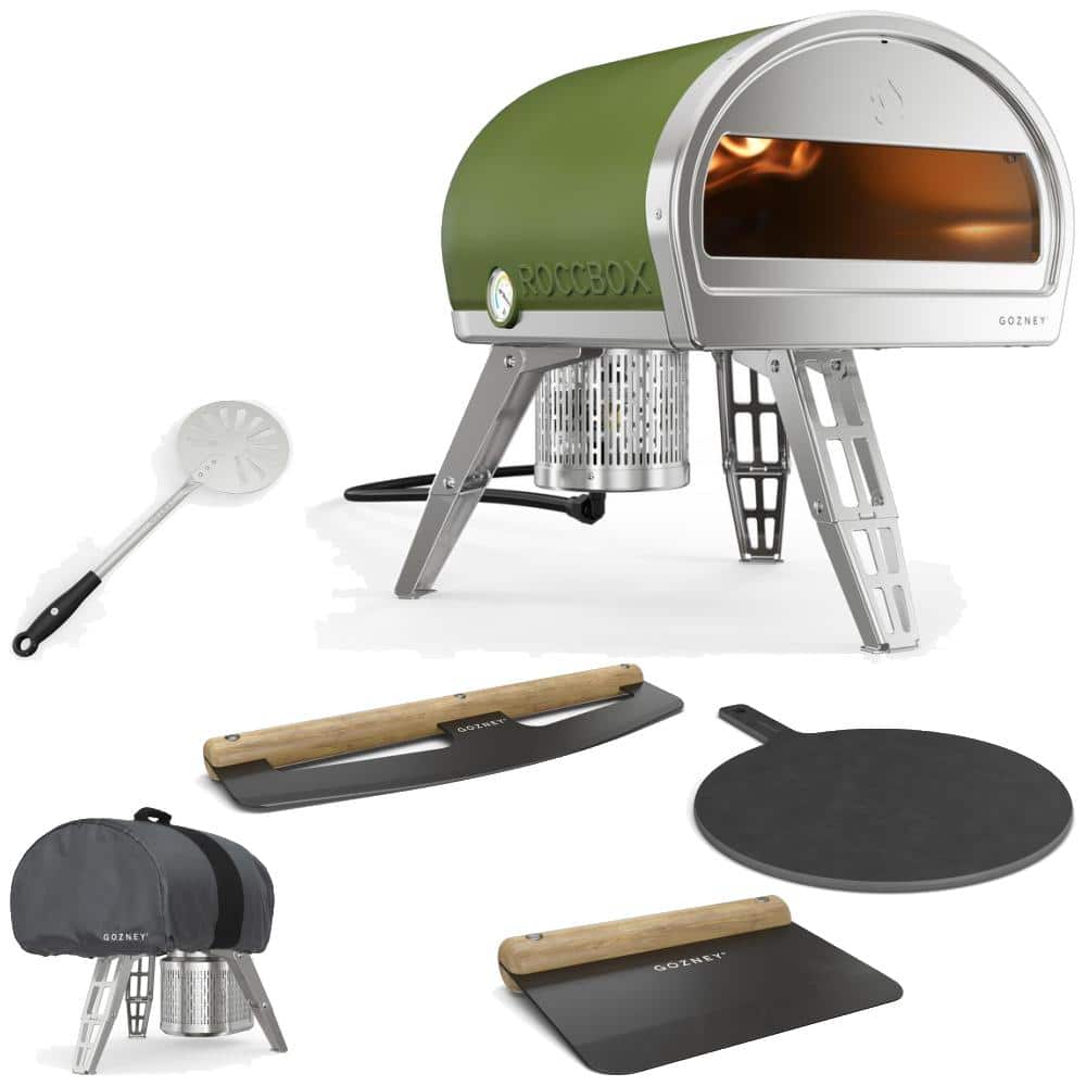 Gozney Roccbox Propane Outdoor Pizza Oven 12 in. Bundle - The Home Depot