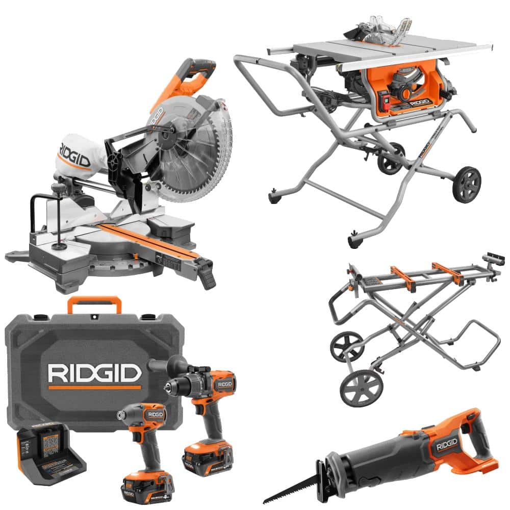 RIDGID Build a Deck Bundle - The Home Depot
