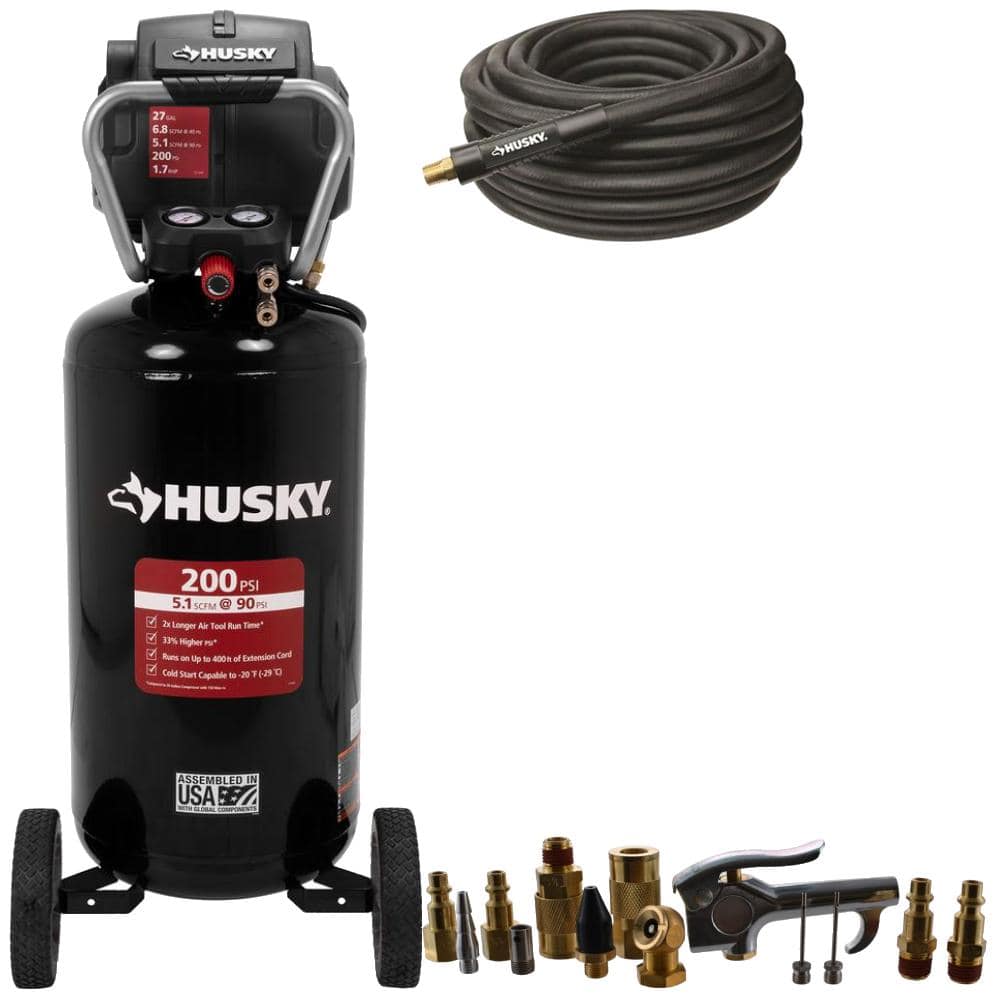Husky 27gal Compressor Bundle - The Home Depot
