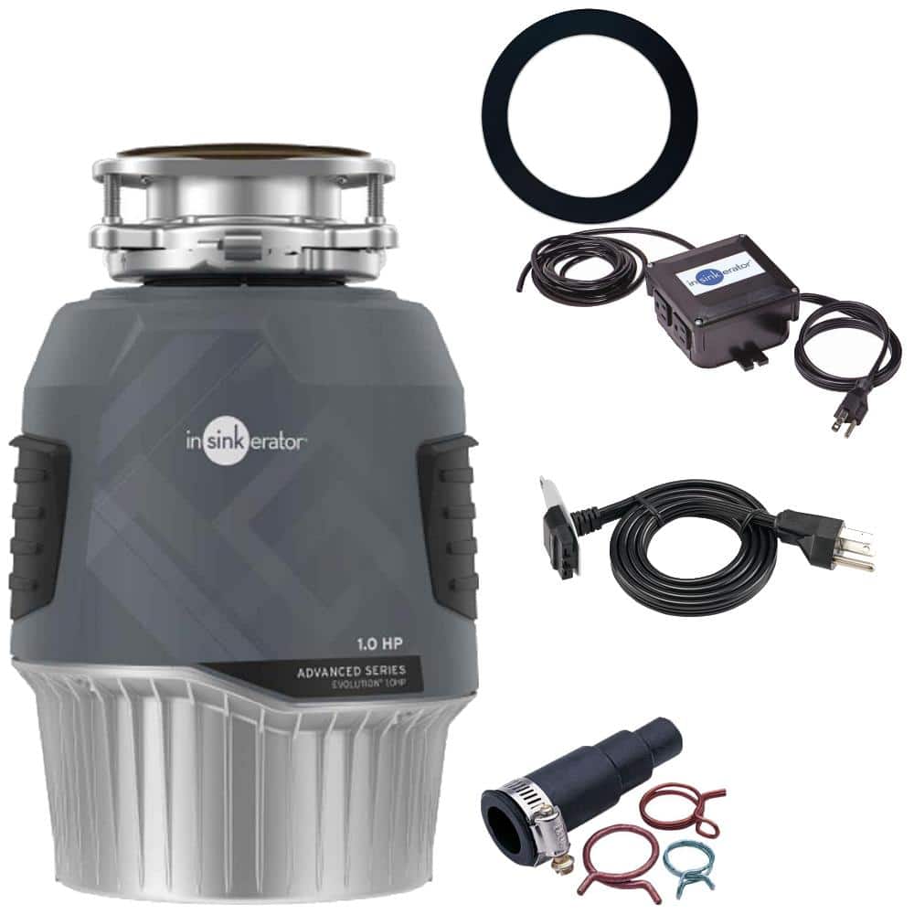 InSinkErator Evolution 1HP Advanced Series Garbage Disposal ...