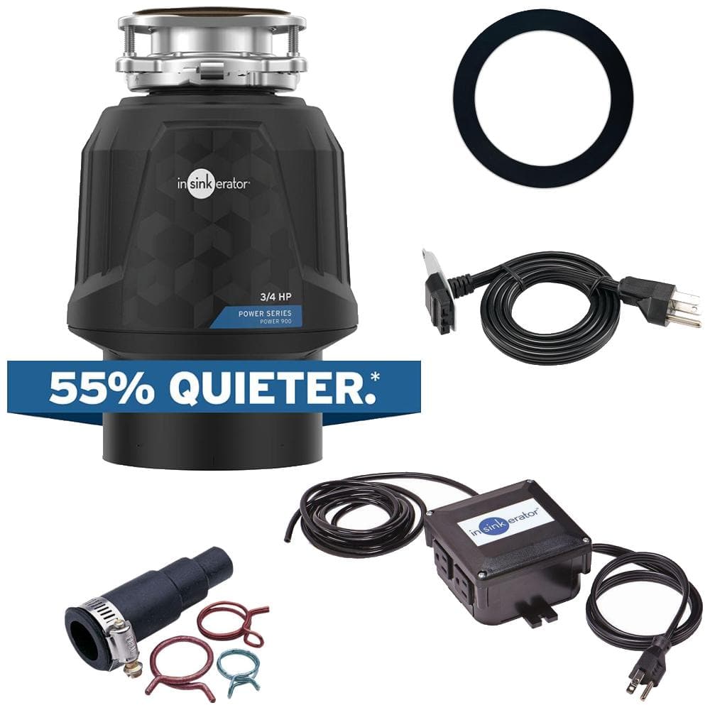 InSinkErator Power 900 Power Series Garbage Disposal & Accessories ...