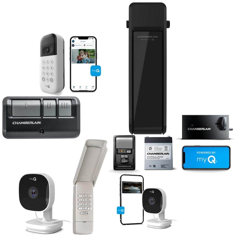 Chamberlain RJO101 Garage Door Opener Bundle - The Home Depot