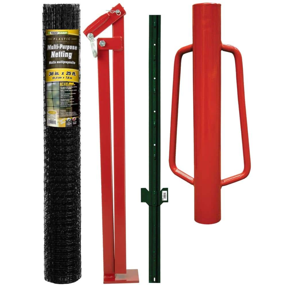 YardGard 3 ft x 25 ft Multi Purpose Plastic Netting Bundle - The Home Depot
