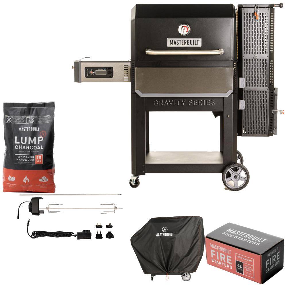 Gravity Series 1050 Charcoal Grill with Accessories - The Home Depot