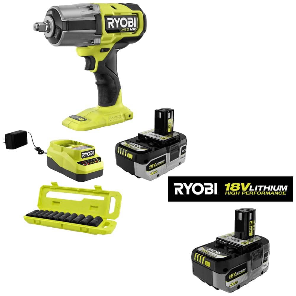 RYOBI High Torque Impact SAE Bundle - The Home Depot