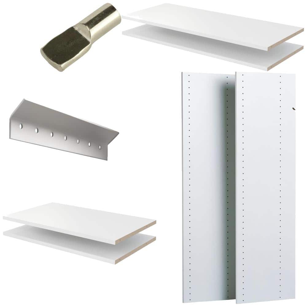 Everbilt Shelf Support Spoon and Closet Accessories Bundle - The Home Depot