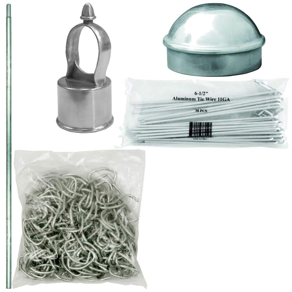 Everbilt Silver Chain Link Accessories Bundle - The Home Depot