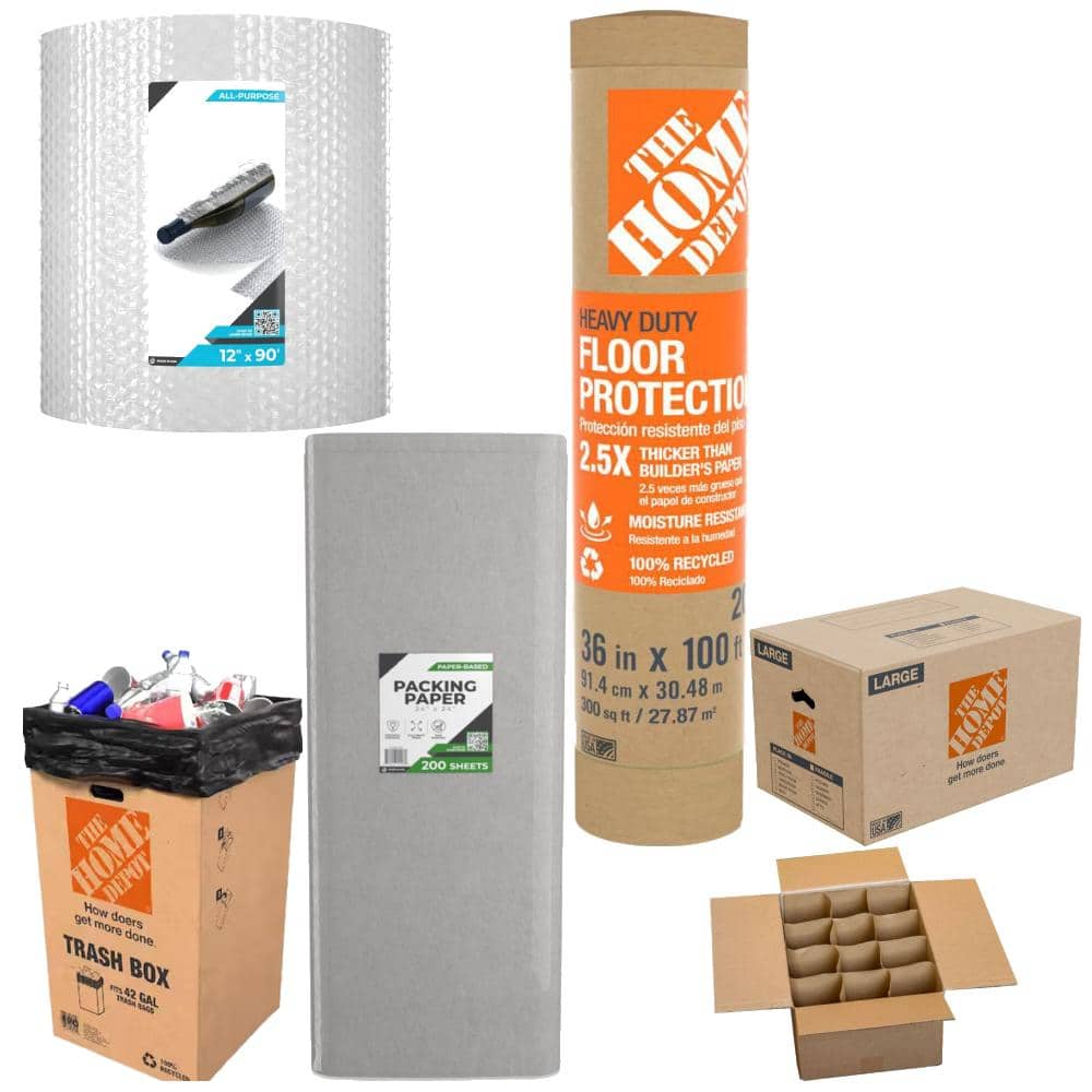 The Home Depot 10 pack Large Moving Bundle - The Home Depot