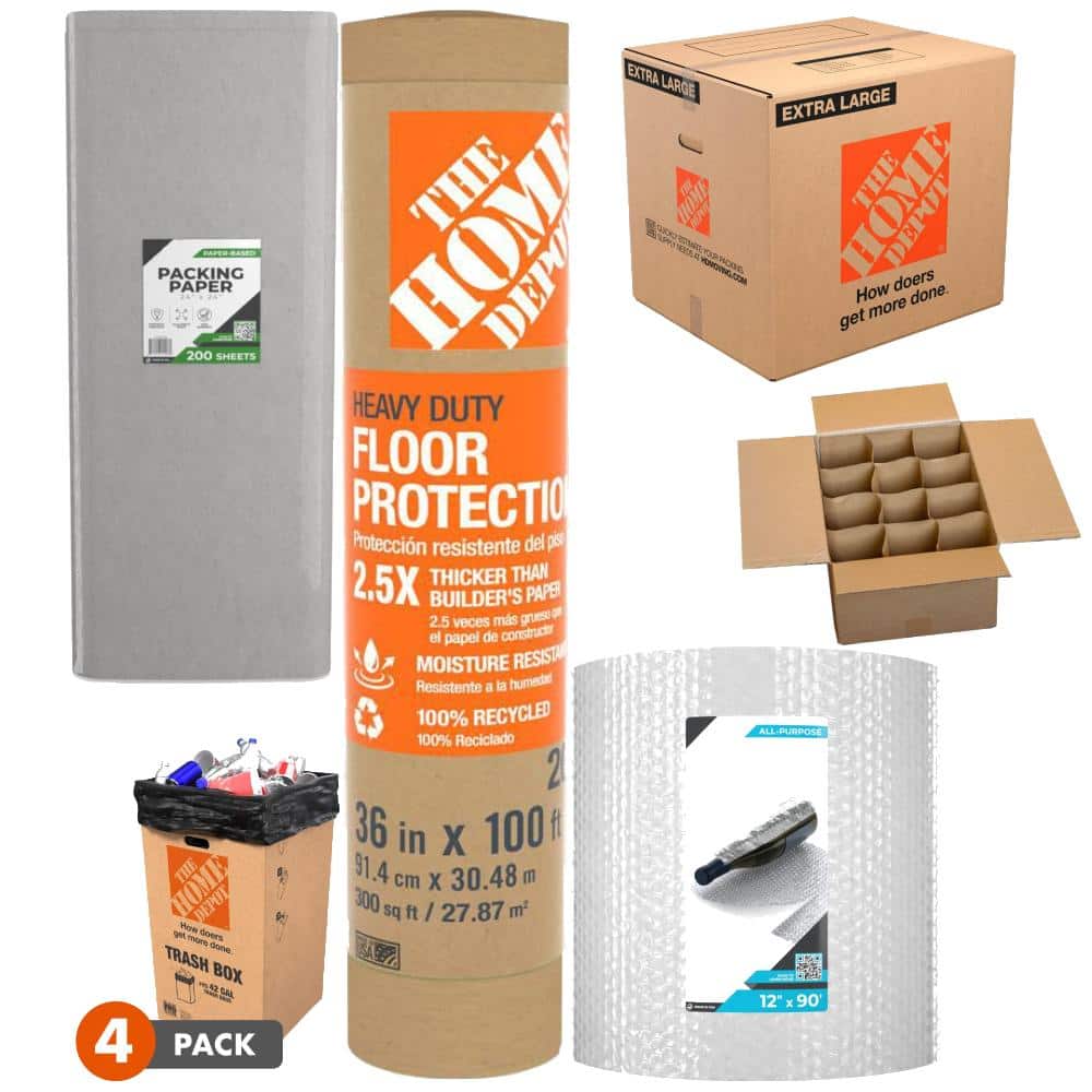 The Home Depot 10 pack XL Moving Bundle - The Home Depot