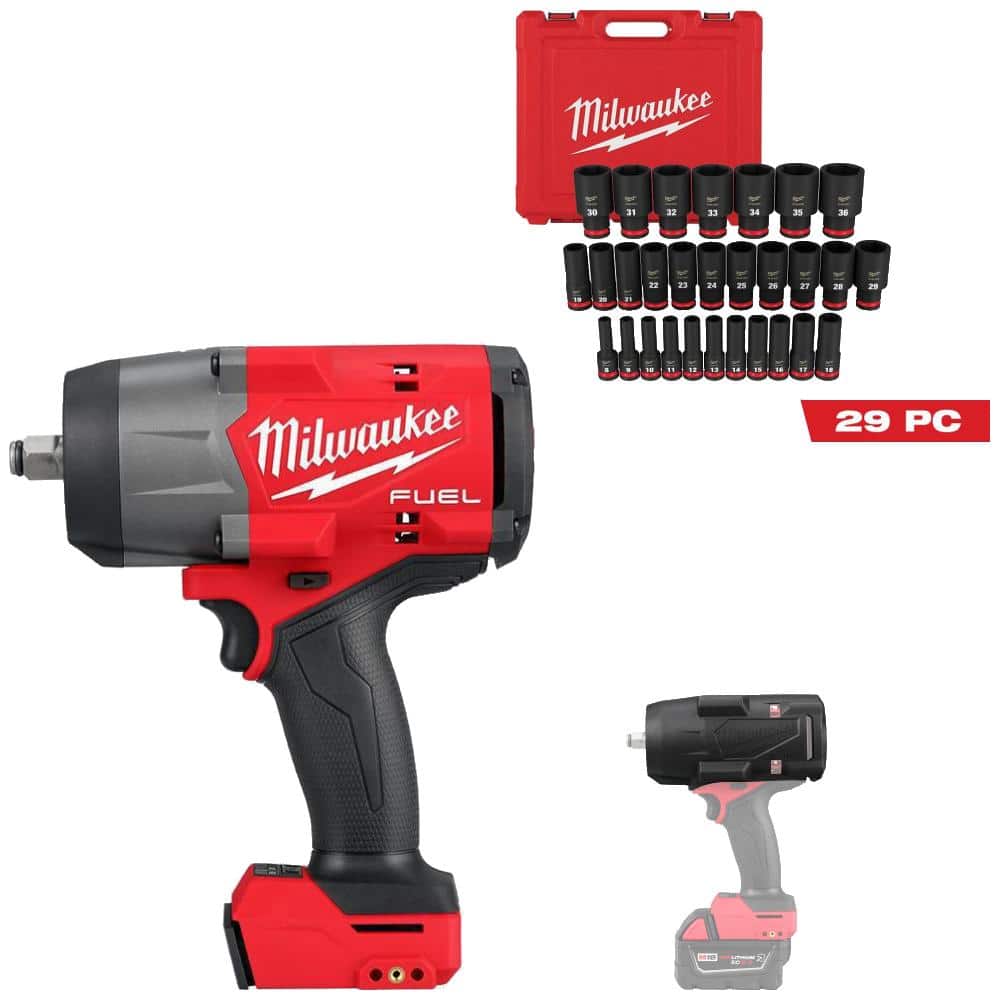 Milwaukee M18 FUEL 0.5 in. Impact Wrench Bundle - The Home Depot