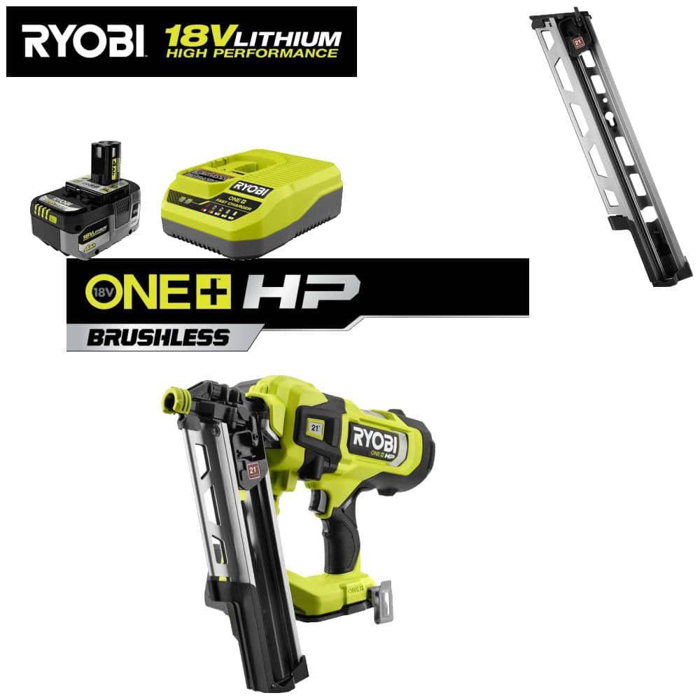 RYOBI 21 Degree Framing Bundle - The Home Depot